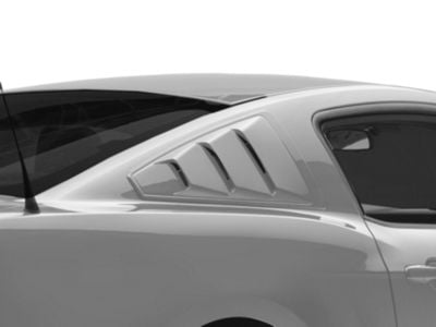 MMD Mustang Quarter Window Louvers; Pre-Painted 427866 (05-14 Mustang ...