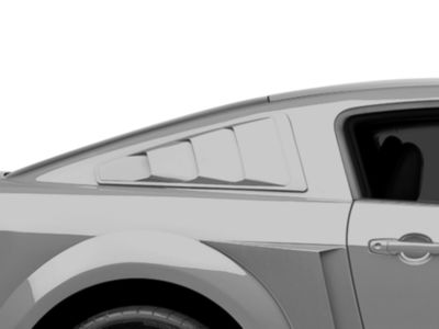 MMD Mustang Quarter Window Louvers; Pre-Painted 427866 (05-14 Mustang ...