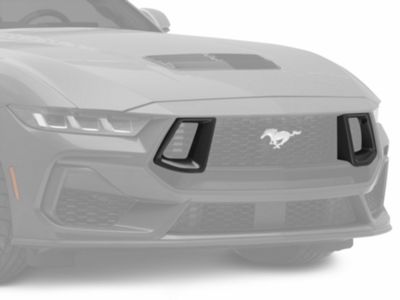 MMD Mustang Upper Grille Vent Trim; Carbon Fiber 444796 (24-25 Mustang ...