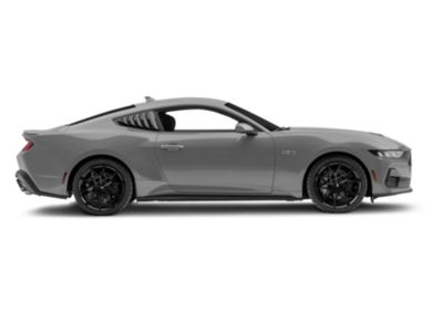 MP Concepts Mustang Quarter Window Louvers; Gloss Black 438202 (2024 ...