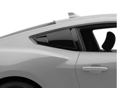 MP Concepts Mustang Quarter Window Scoops; Gloss Black 438404 (2024 ...