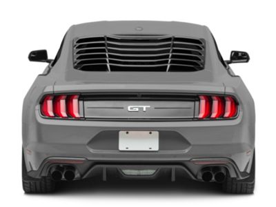 MP Concepts Mustang Rear Window Louvers; Gloss Black 406683 (15-25 ...