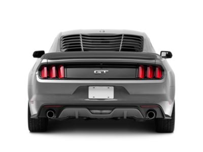 MP Concepts Mustang Rear Window Louvers; Matte Black 406682 (15-25 ...