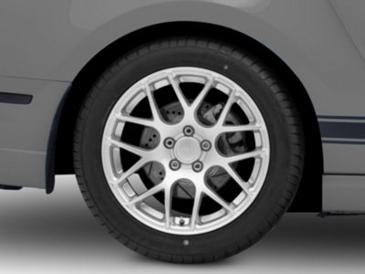Mustang AMR Silver Wheel; Rear Only; 18x10; 45mm Offset (10-14 Mustang ...