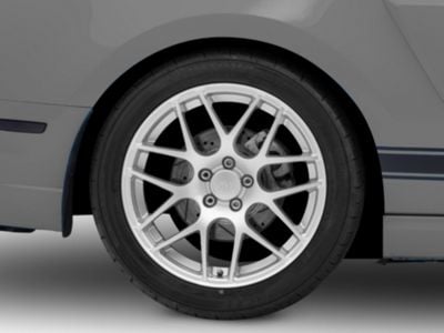 Mustang AMR Silver Wheel; Rear Only; 19x10; 48mm Offset (10-14 Mustang ...