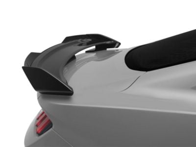Mustang Dark Horse Style Rear Spoiler; Glossy Black (24-26 Mustang ...