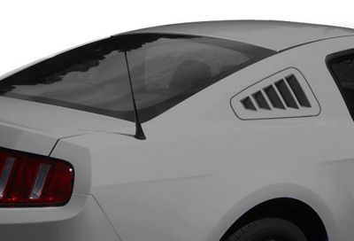 SHR Mustang Flush-Mount Quarter Window Louvers; Unpainted S297-300 (10 ...