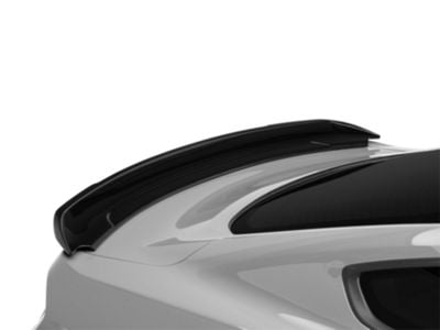 Mustang GT350 Style Rear Spoiler; Gloss Black (15-23 Mustang Fastback ...