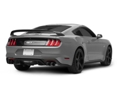 Mustang GT350R Style Rear Spoiler; Carbon Fiber (15-23 Mustang Fastback ...
