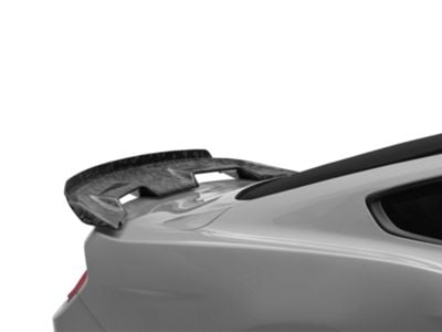 Mustang GT500 Style Wickerbill Rear Spoiler; Forged Carbon Fiber (15-23 ...