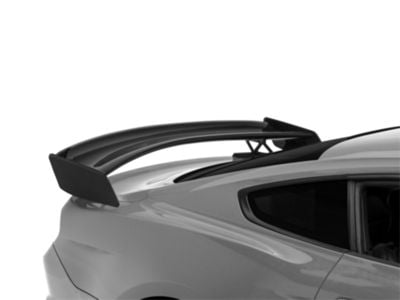 Mustang GT500 Track Pack Style Rear Spoiler; Gloss Black (15-23 Mustang ...