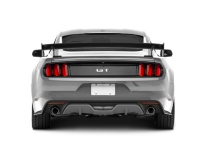 Mustang GT500 Track Pack Style Rear Spoiler; Gloss Black (15-23 Mustang ...