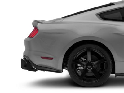 Mustang HDPE Rear Diffuser V2; Matte Black (18-23 Mustang GT; 20-23 ...