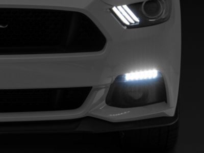 Mustang LED Sequential Switchback Turn Signals; Gloss Black (15-17 ...