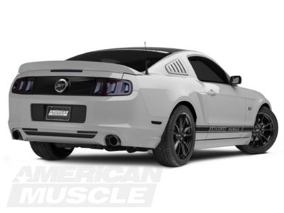 Mustang Track Pack Style Gloss Black Wheel; Rear Only; 19x10; 48mm ...