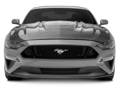 Mustang V6R Style Hood; Carbon Fiber (18-23 Mustang GT, EcoBoost ...