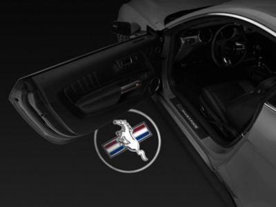 Oracle Mustang LED Door Projectors Tri Bar Pony Logo 3361 504 Universal Some Adaptation May Be Required Free Shipping