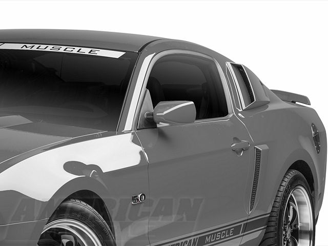 MMD Mustang Retro Style Mirrors; Pre-Painted 71309 (10-14 Mustang ...