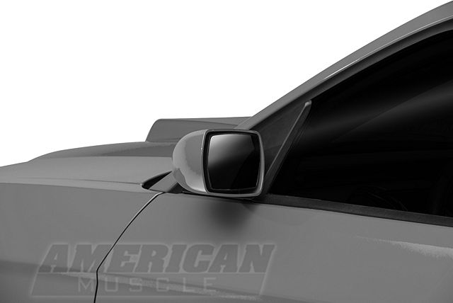 MMD Mustang Retro Style Mirrors; Pre-Painted 71309 (10-14 Mustang ...