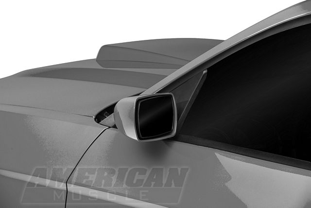 MMD Mustang Retro Style Mirrors; Pre-Painted 71309 (10-14 Mustang ...
