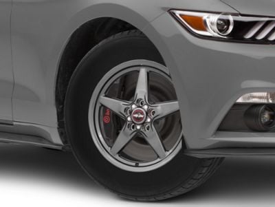 Race Star Mustang 92 Drag Star Bracket Racer Metallic Gray Wheel; Front ...