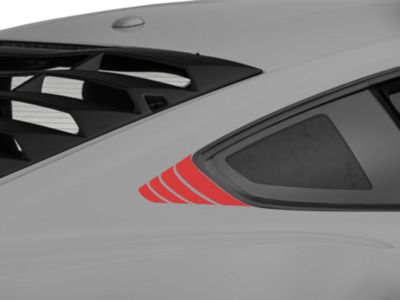 SEC10 Mustang Pinstriped Hash Marks; Red 389558 (15-23 Mustang) - Free ...