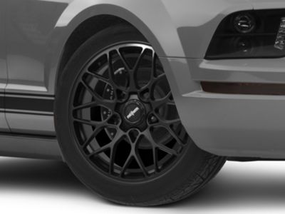 Rotiform Mustang R190 Matte Black Wheel; 19x8.5 R190198565+35 (05-09 ...