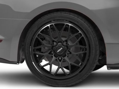 Rotiform Mustang R190 Matte Black Wheel; Rear Only; 19x10 R190190065+40 ...