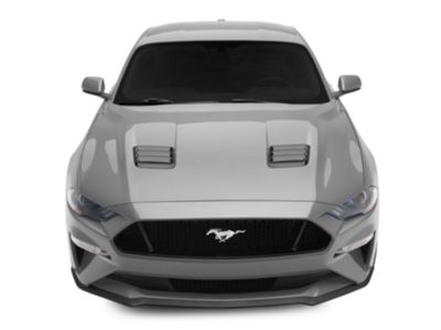 Roush Mustang Hood Heat Extractors; Gloss Black 422325 (18-23 Mustang ...