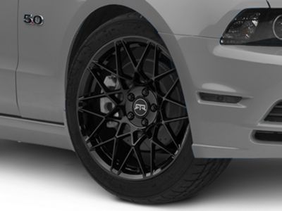 RTR Mustang Tech Mesh Gloss Black Wheel; 19x9.5; 33mm Offset 850GB ...
