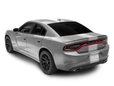 SEC10 Charger Pin Striped Full Length Stripes; Silver CR21527 (06-23 ...
