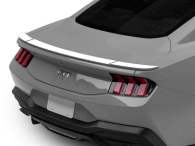 SEC10 Mustang Factory Blade Rear Spoiler Accent Decal; White 440578 (15 ...