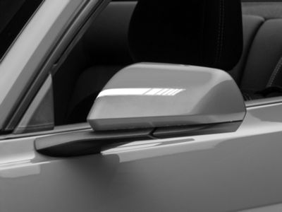 SEC10 Mustang Side Mirror Hash Stripes; White 430331 (Universal; Some ...