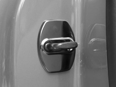 SpeedForm Mach-E Door Lock Trim; Black ME5367 (21-25 Mustang Mach-E ...