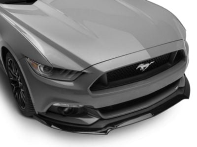 SpeedForm Mustang Chin Spoiler Lip; Gloss Black 425772 (15-17 Mustang w ...