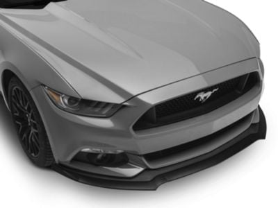 SpeedForm Mustang Chin Spoiler Lip; Matte Black 425773 (15-17 Mustang GT w/o Performance Pack ...