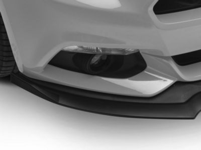 SpeedForm Mustang Chin Spoiler Lip; Matte Black 425773 (15-17 Mustang GT w/o Performance Pack ...