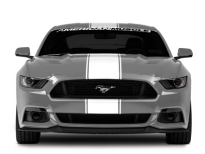 SpeedForm Mustang Super Snake Style Stripes; White 434441 (15-23 ...