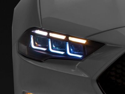 Striker Lights Mustang RGB Flow Series S650 Style Headlights with ...