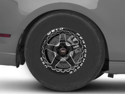 WELD Performance Mustang Ventura Beadlock Gloss Black Milled Wheel ...